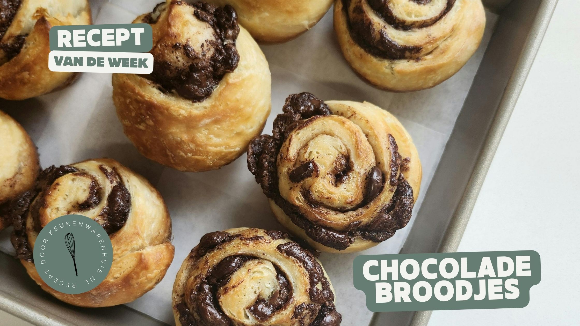 Snelle chocolade broodjes - Recept - Keukenwarenhuis.nl